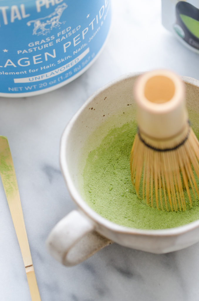 How To Make a Sugar Free Matcha Latte | Buttered Side Up