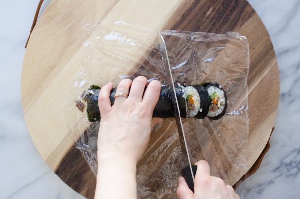 Ground Beef Gimbap (김밥) - Korean Seaweed Rolls