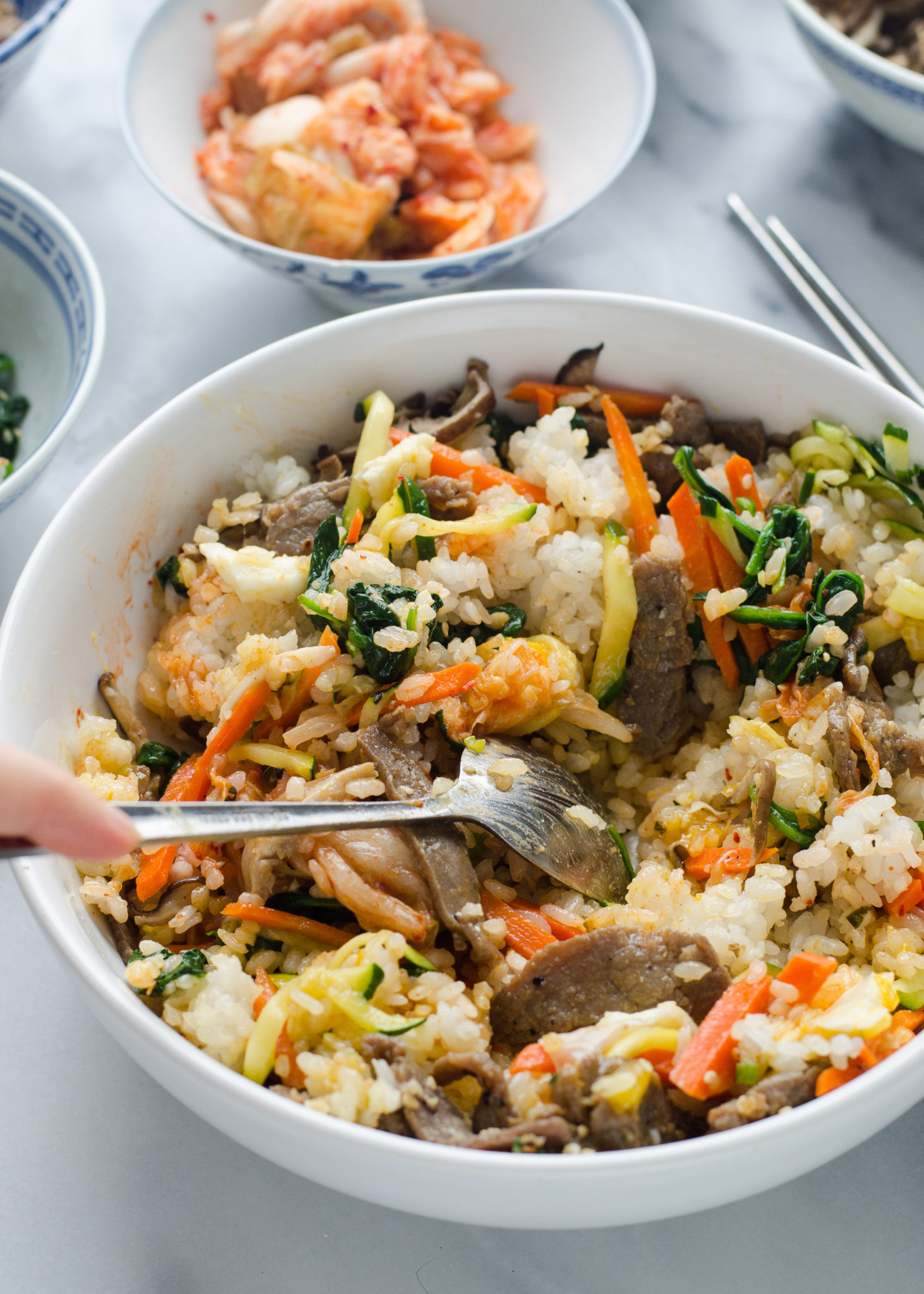 Bibimbap (비빔밥) - Korean Mixed Rice Recipe - Buttered Side Up