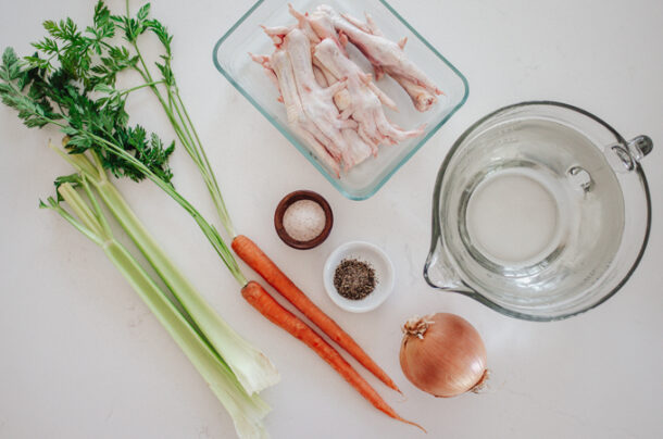 Chicken Feet Bone Broth Recipe - Buttered Side Up