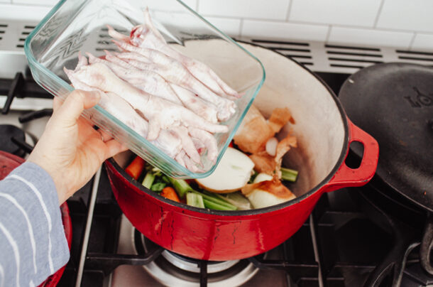 Chicken Feet Bone Broth Recipe - Buttered Side Up