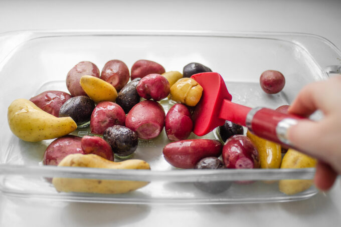 Roasted Little Potato Recipe - Easy or Elevated Options - Buttered Side Up