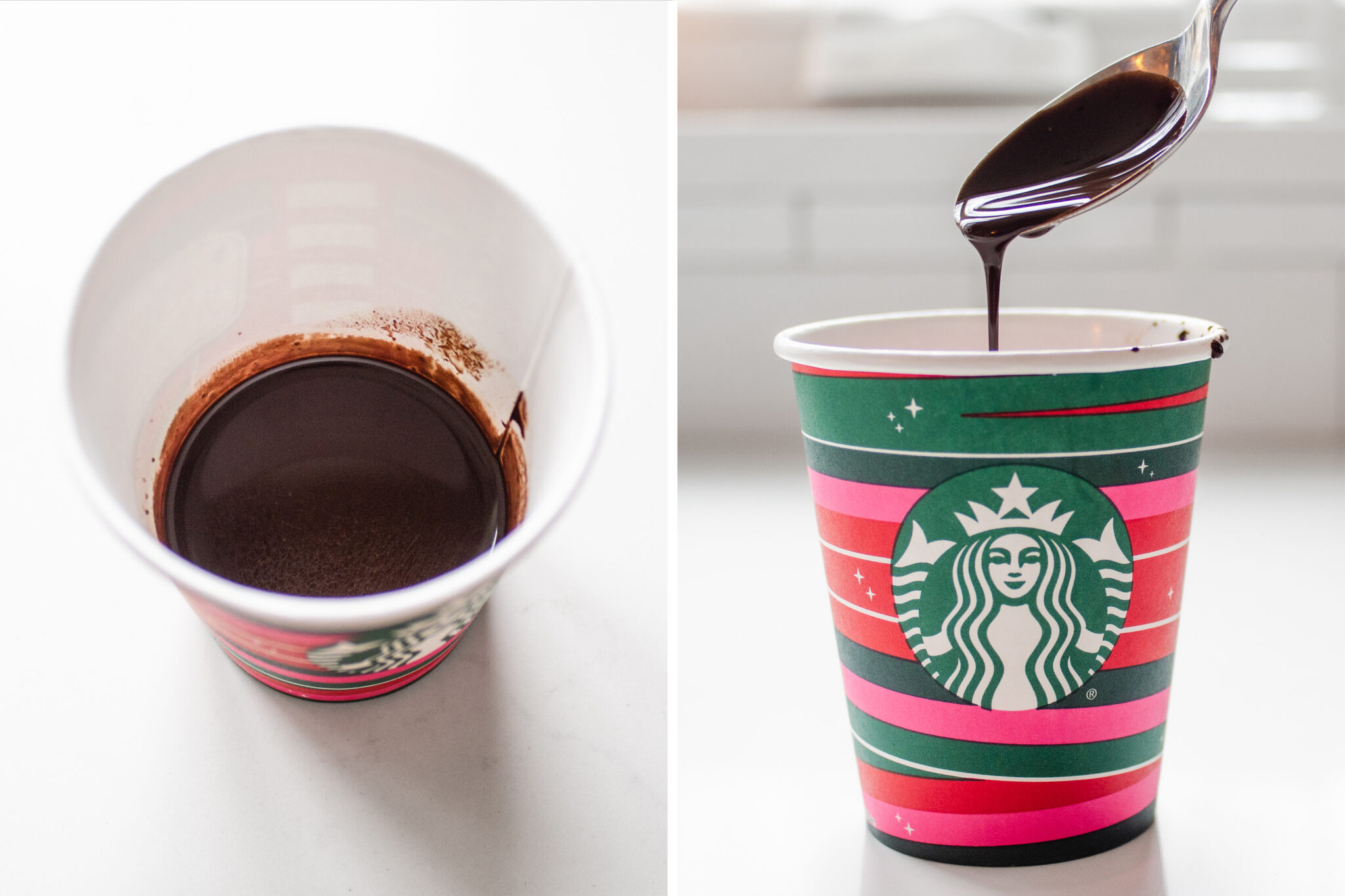 Homemade Peppermint Mocha (Starbucks Copycat Recipe)