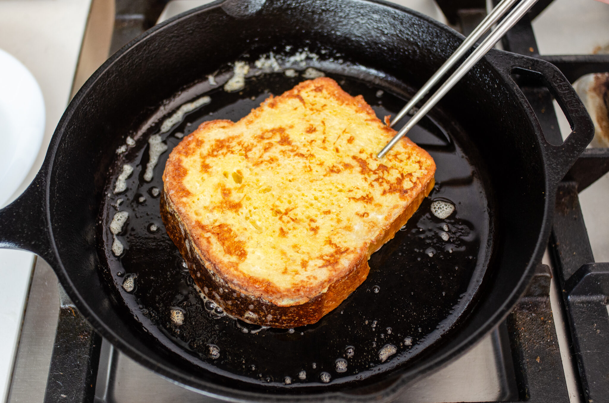French Toast for One Recipe - Buttered Side Up
