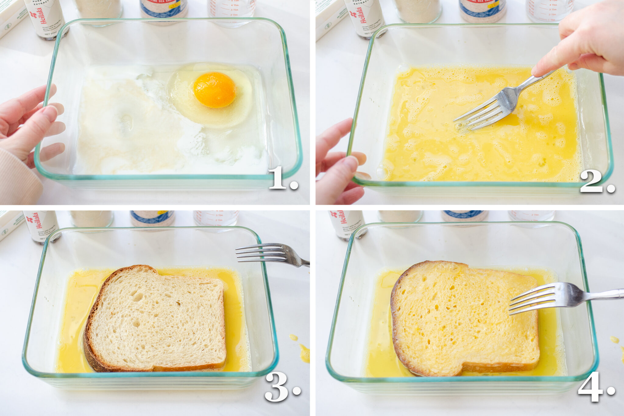 French Toast for One Recipe - Buttered Side Up